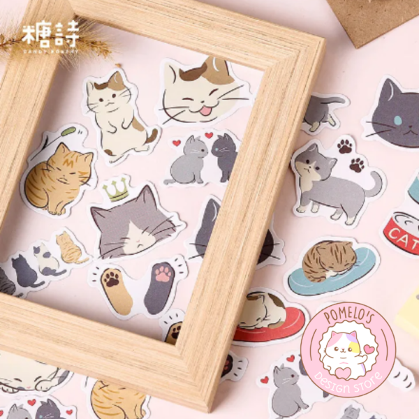 Stickers Gatitos Tiernos – Pomelo's